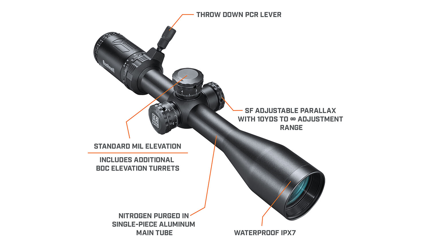 AR Optics 4.5-18x40 Multi-Turret Riflescope | Bushnell