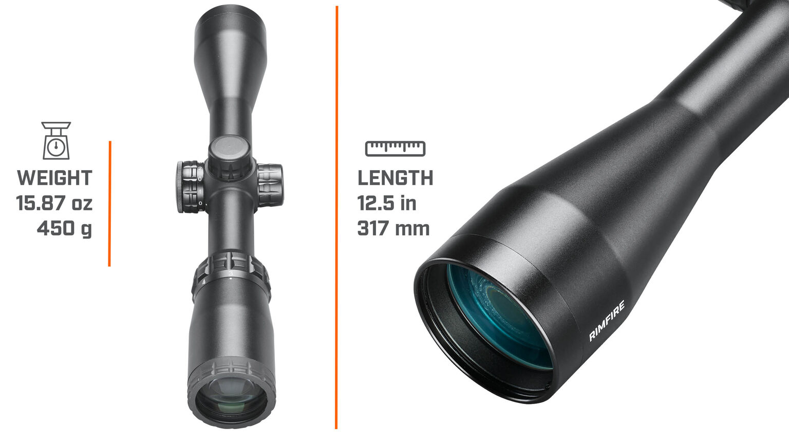 Rimfire 3-9x40 Illuminated Riflescope | Bushnell