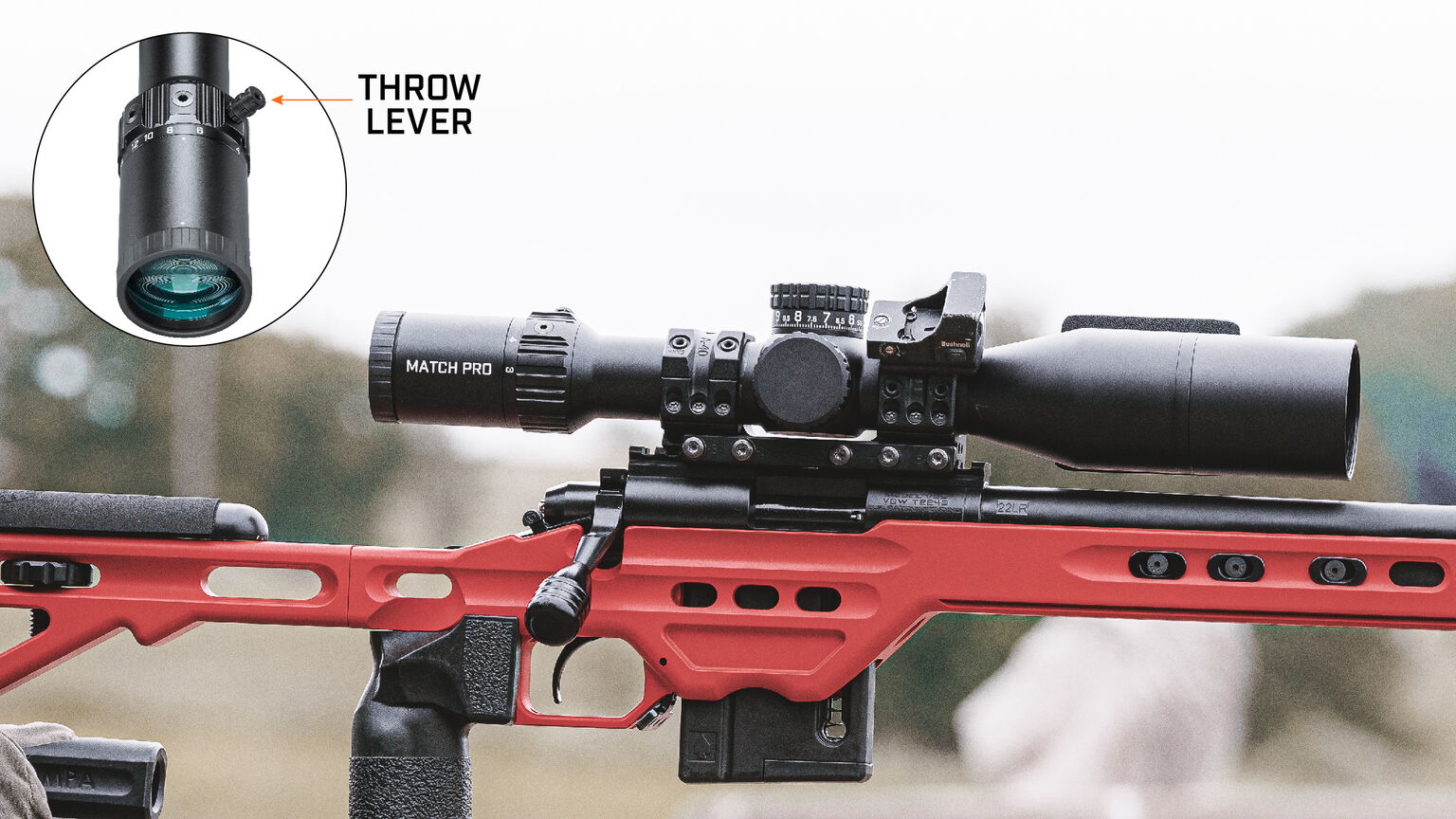 MATCH PRO ED 3-18X50 RIFLESCOPE